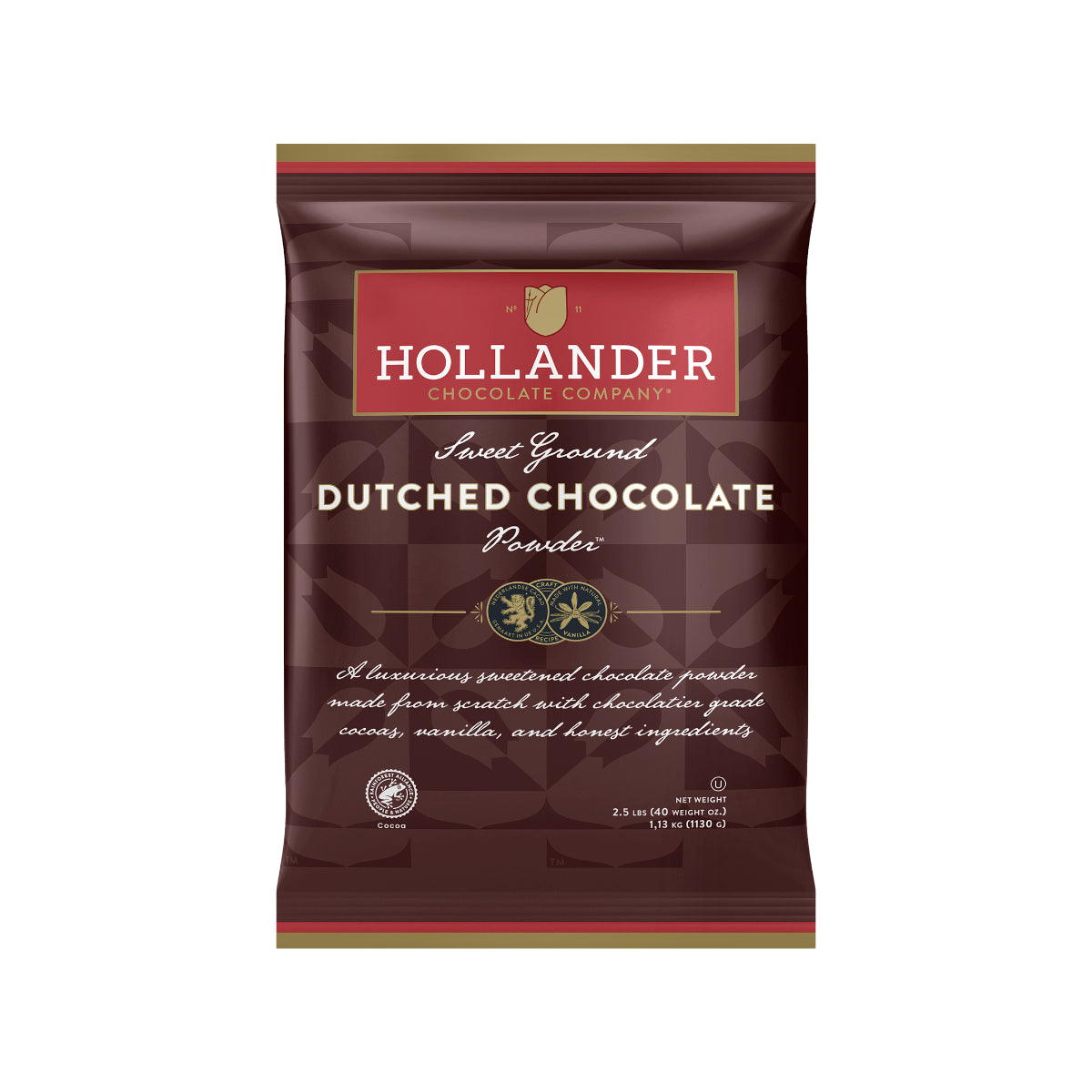 Hollander Sweet Ground Dutched Chocolate – 2.5 lb Bags – The Kitchen ...