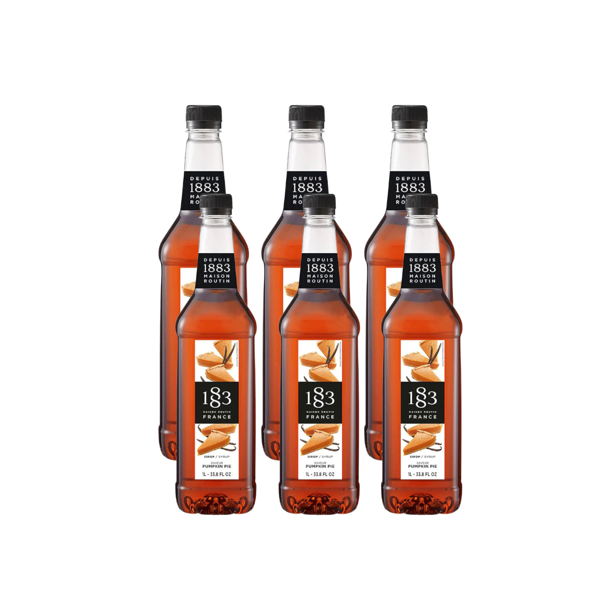 1883 Pumpkin Pie Syrup (1L/33.8oz x 6 Bottles) – The Kitchen Barista ...