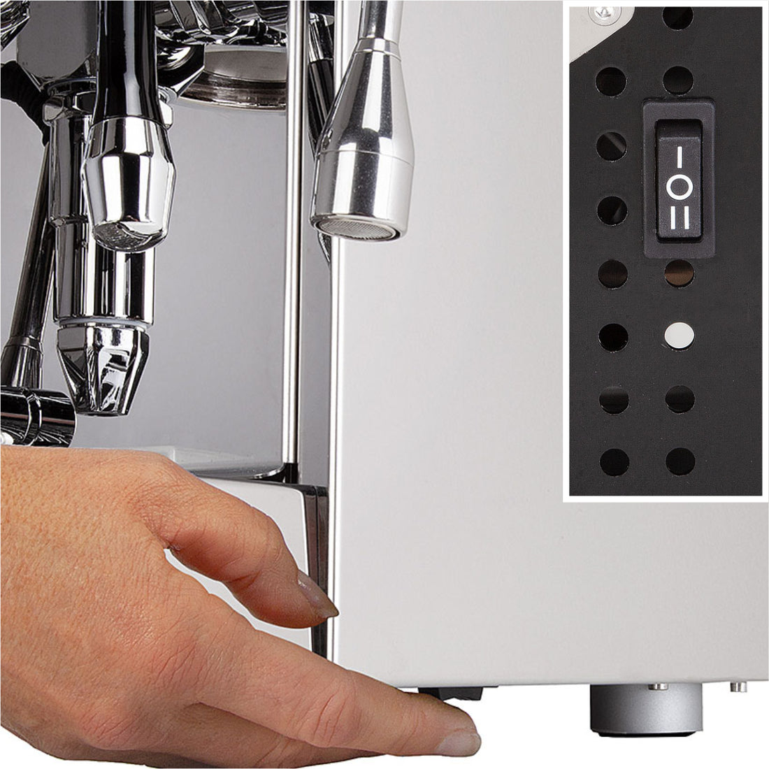 ECM Mechanika VI Slim Semi-Automatic Espresso Machine (Stainless Steel ...