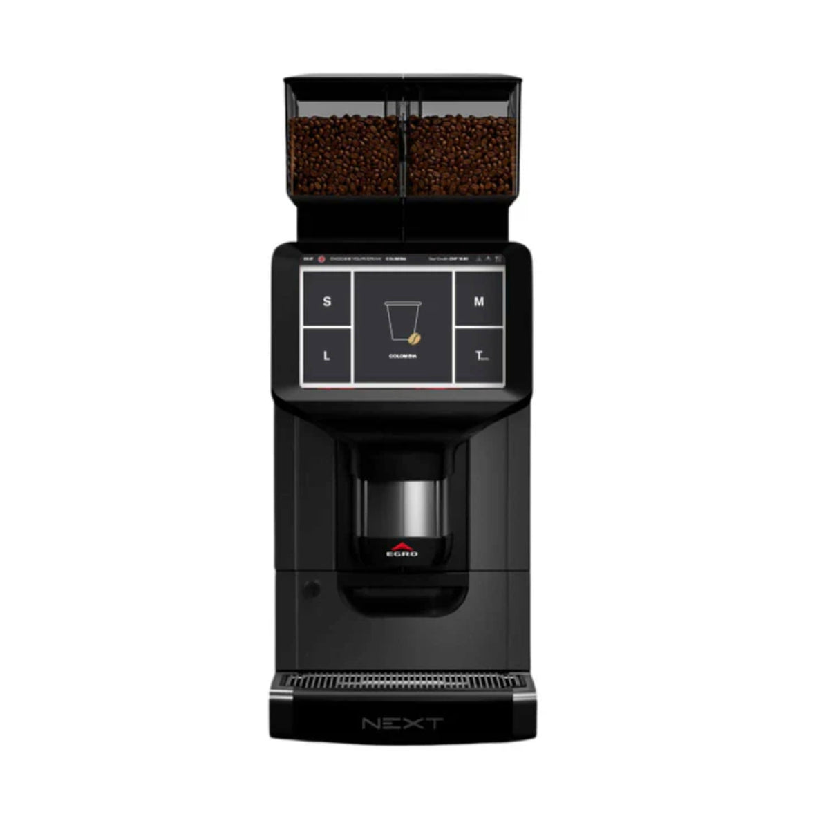 Egro Touch Coffee 4 Hopper Super Automatic Commercial Espresso Machine ...