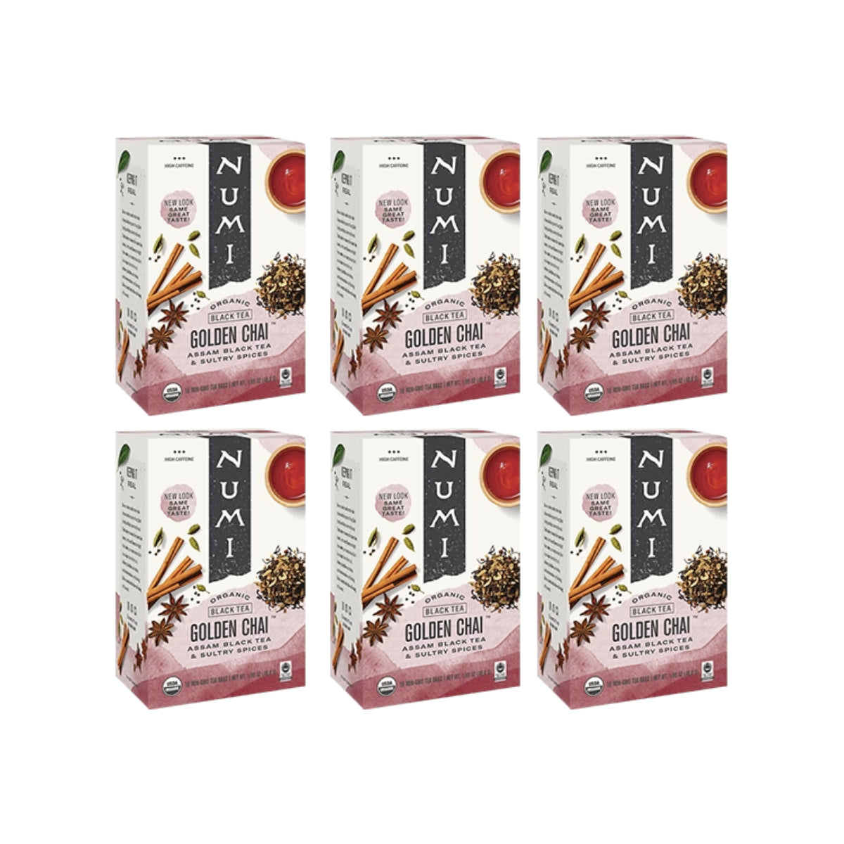 Numi Golden Chai (6 Pack) – The Kitchen Barista & Gifts