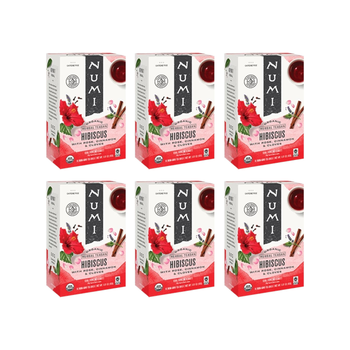 Numi Hibiscus (6 Pack) – The Kitchen Barista & Gifts