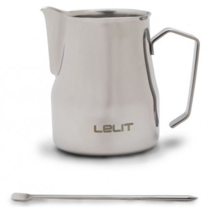 Lelit Small Milk Jug (35cl) in stainless steel with Special Latte Art ...